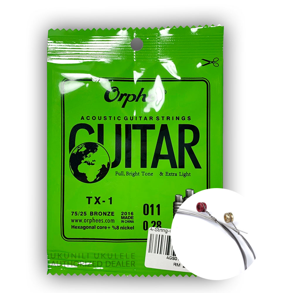 Orphee TX Series SingleAcoustic Guitar Strings | Ukunili Ukulele Malaysia